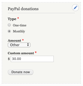 Recurring PayPal Donations | Drupal.org